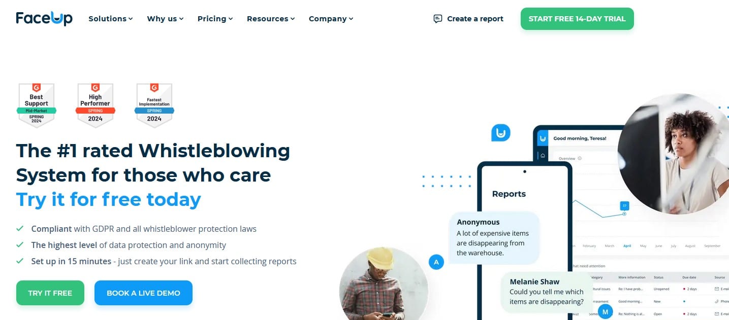11 Best Anonymous Reporting Tools - Best Anonymous Reporting Software